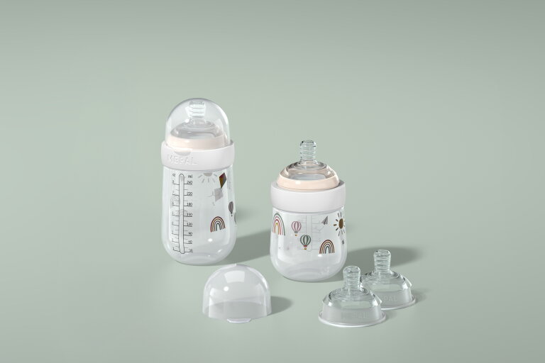 starter set baby bottles mio 3 pcs – little goose | Mepal