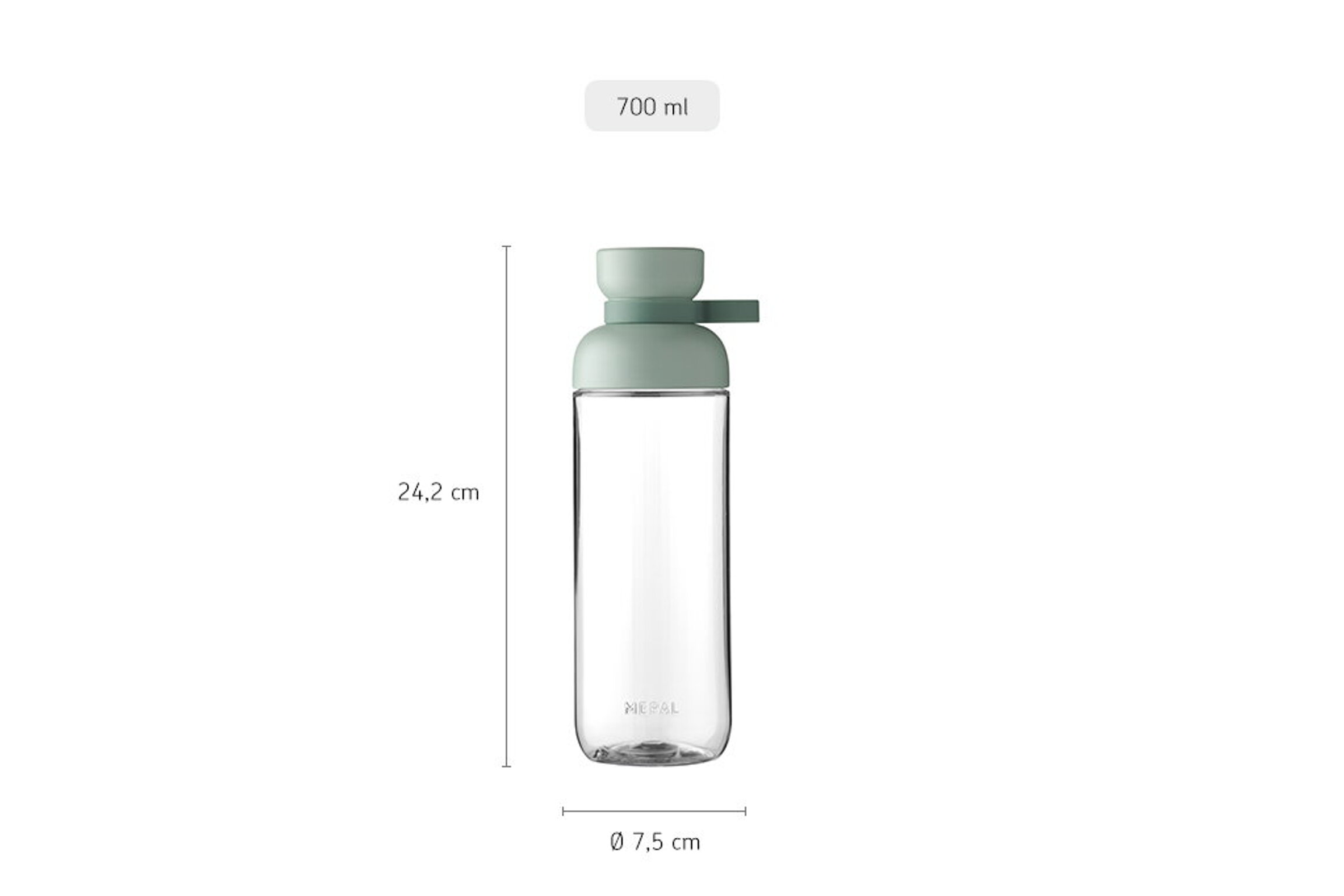 Waterfles Mepal Vita 700 ml - Vivid mauve | Mepal