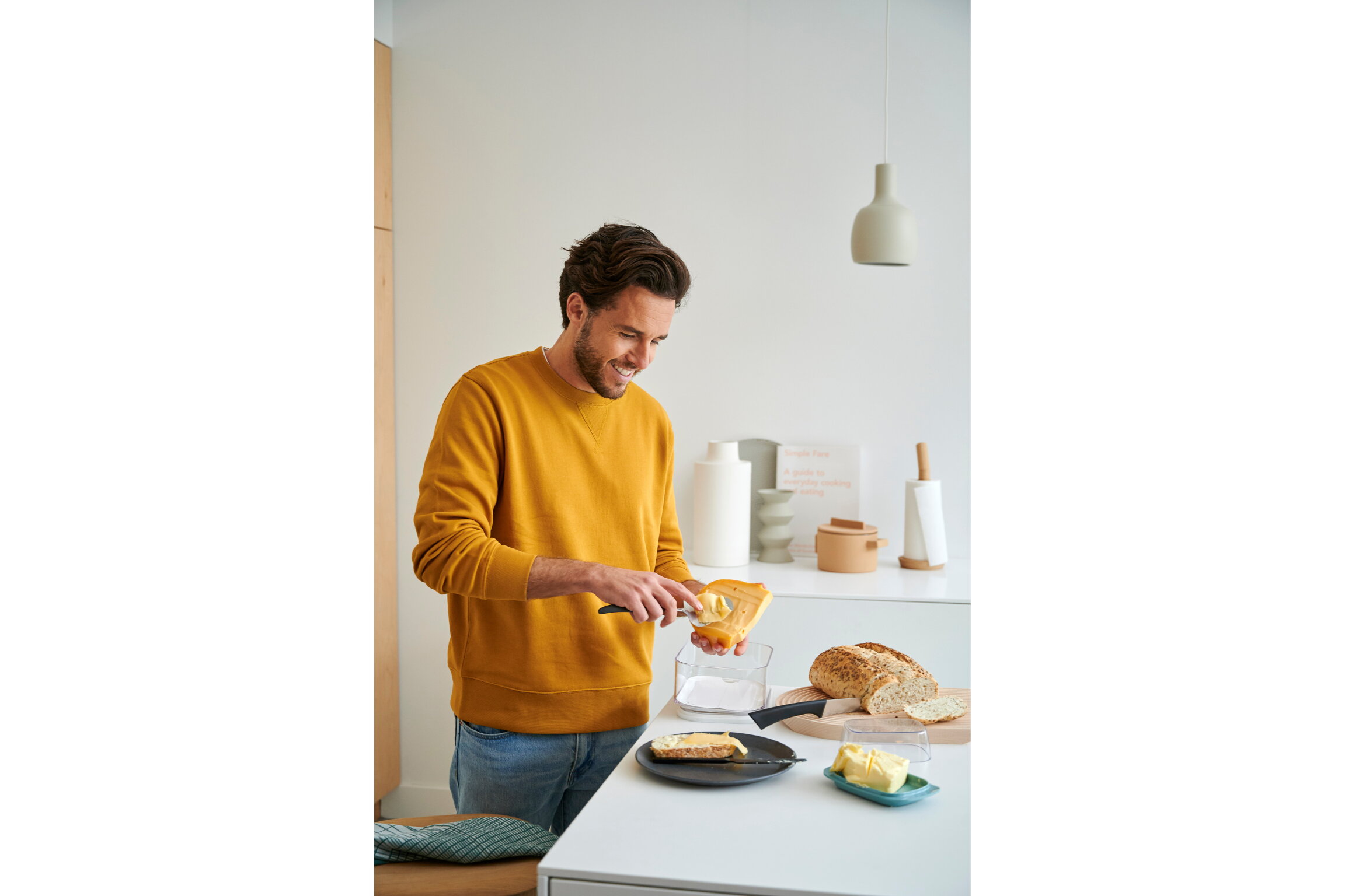 Cheese Box Modula 2000 ml / 68 oz - white | Mepal