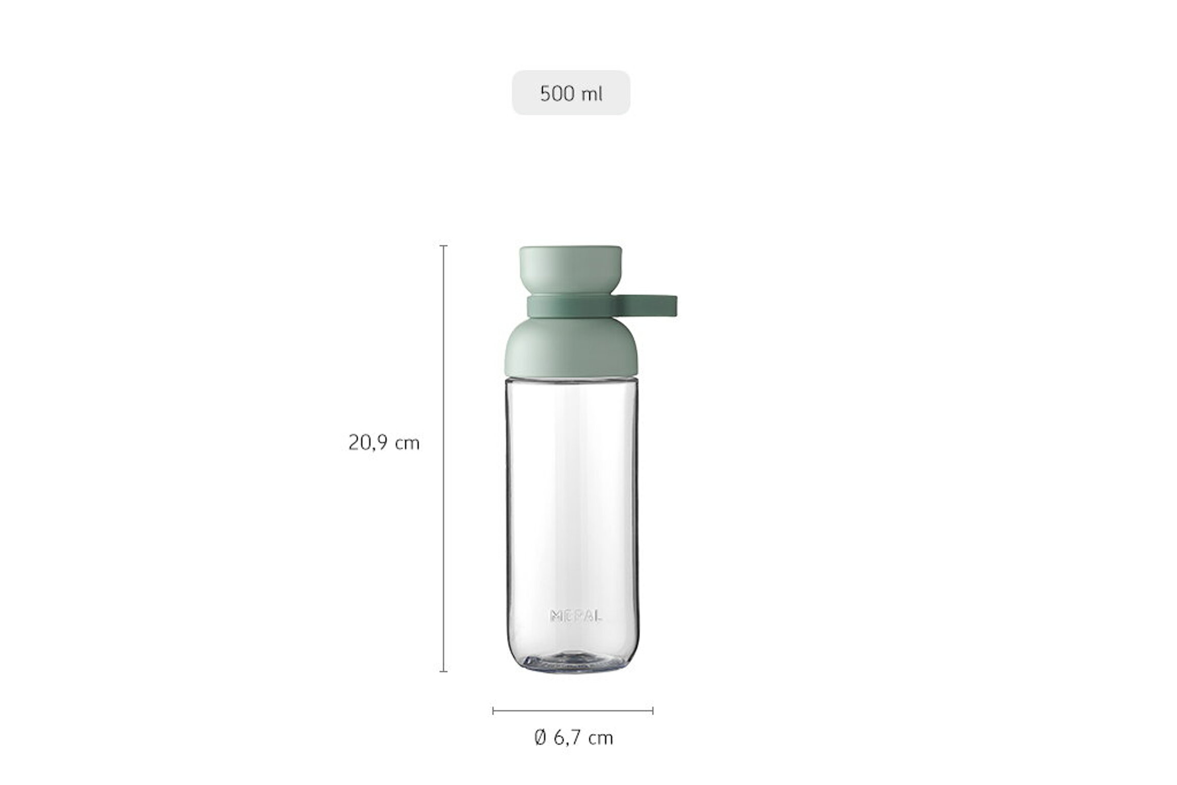 Waterfles Mepal Vita 500 ml - Vivid mauve | Mepal