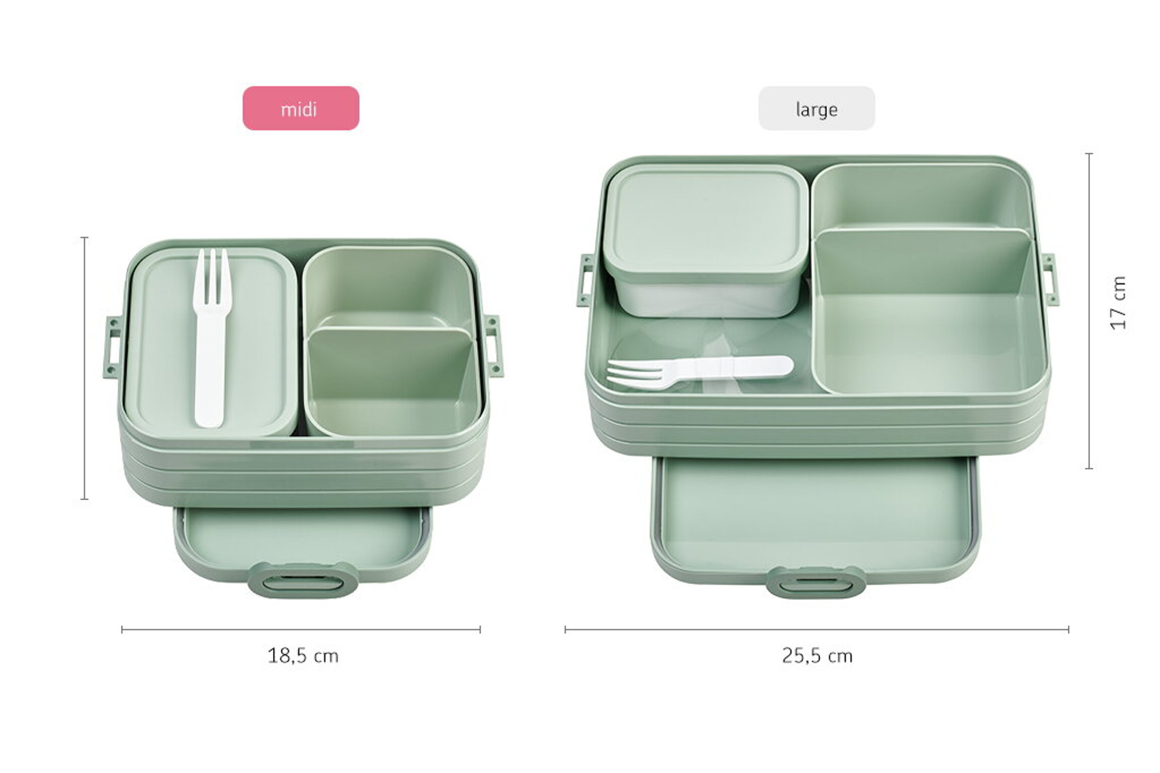 Bento lunchbox Take a Break large - Vivid mauve | Mepal