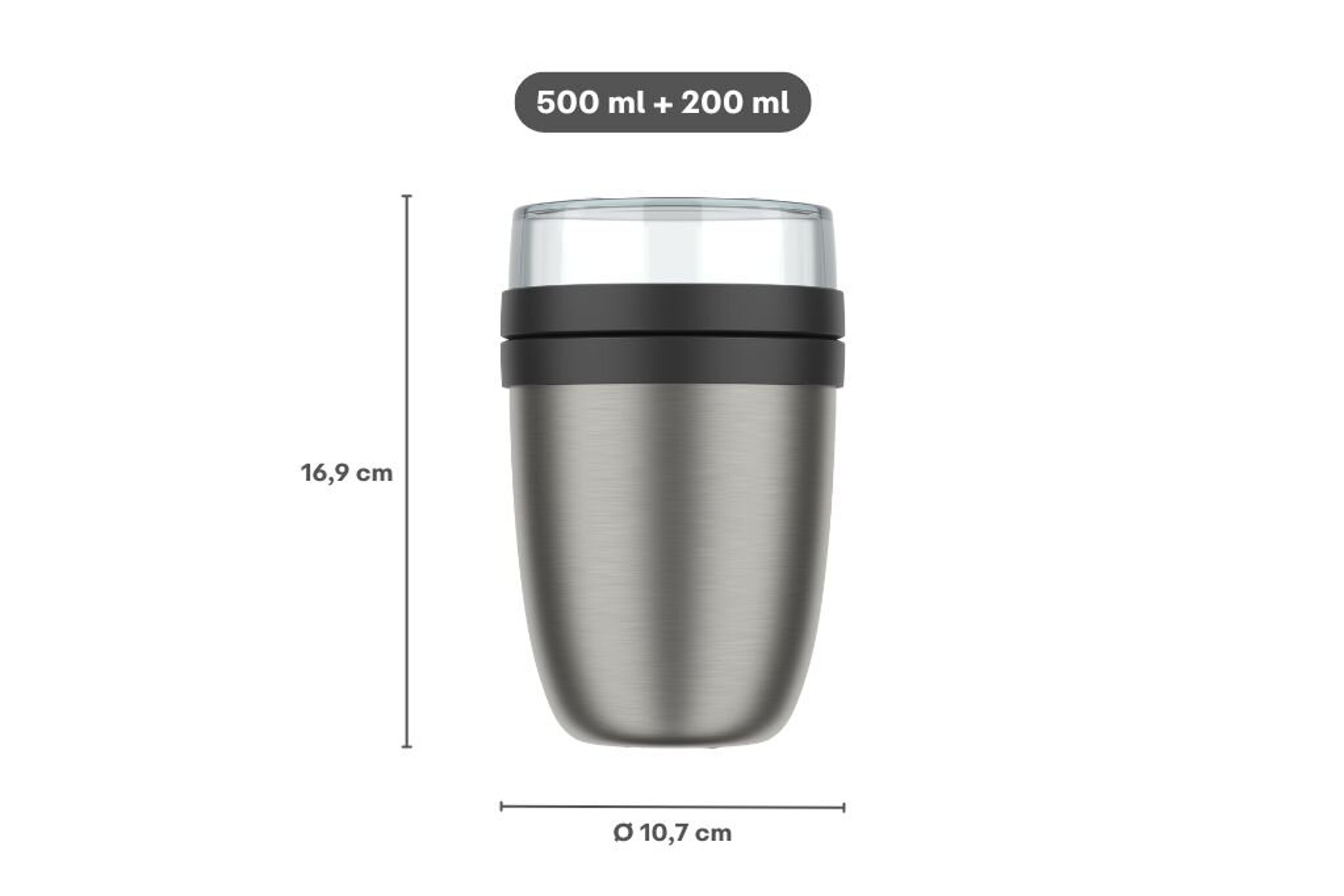 thermo lunchpot ellipse - nordic sage | Mepal