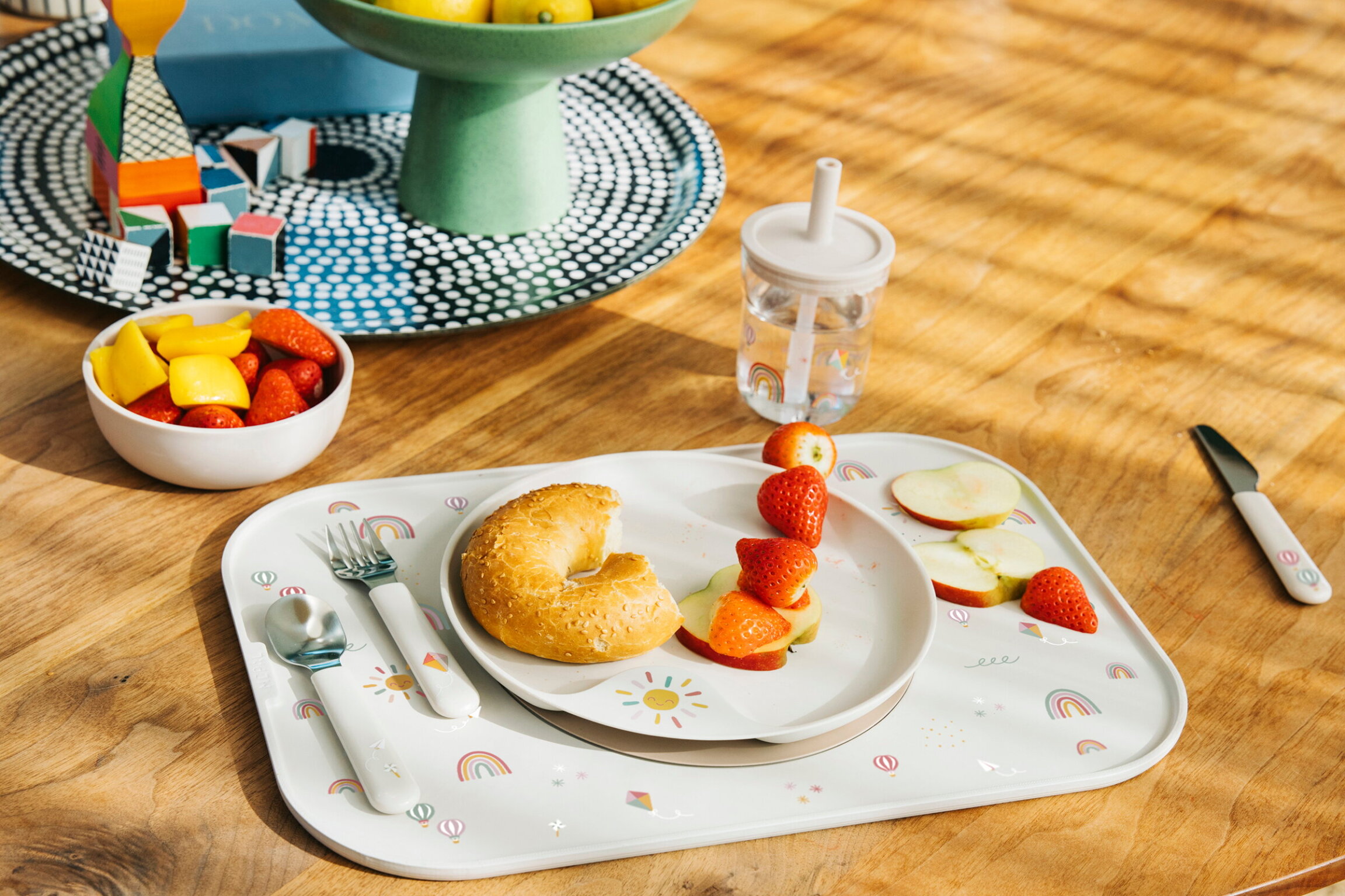 Kinderbesteck-Set Mepal Mio 3-teilig - Flowers & Butterflies | Mepal