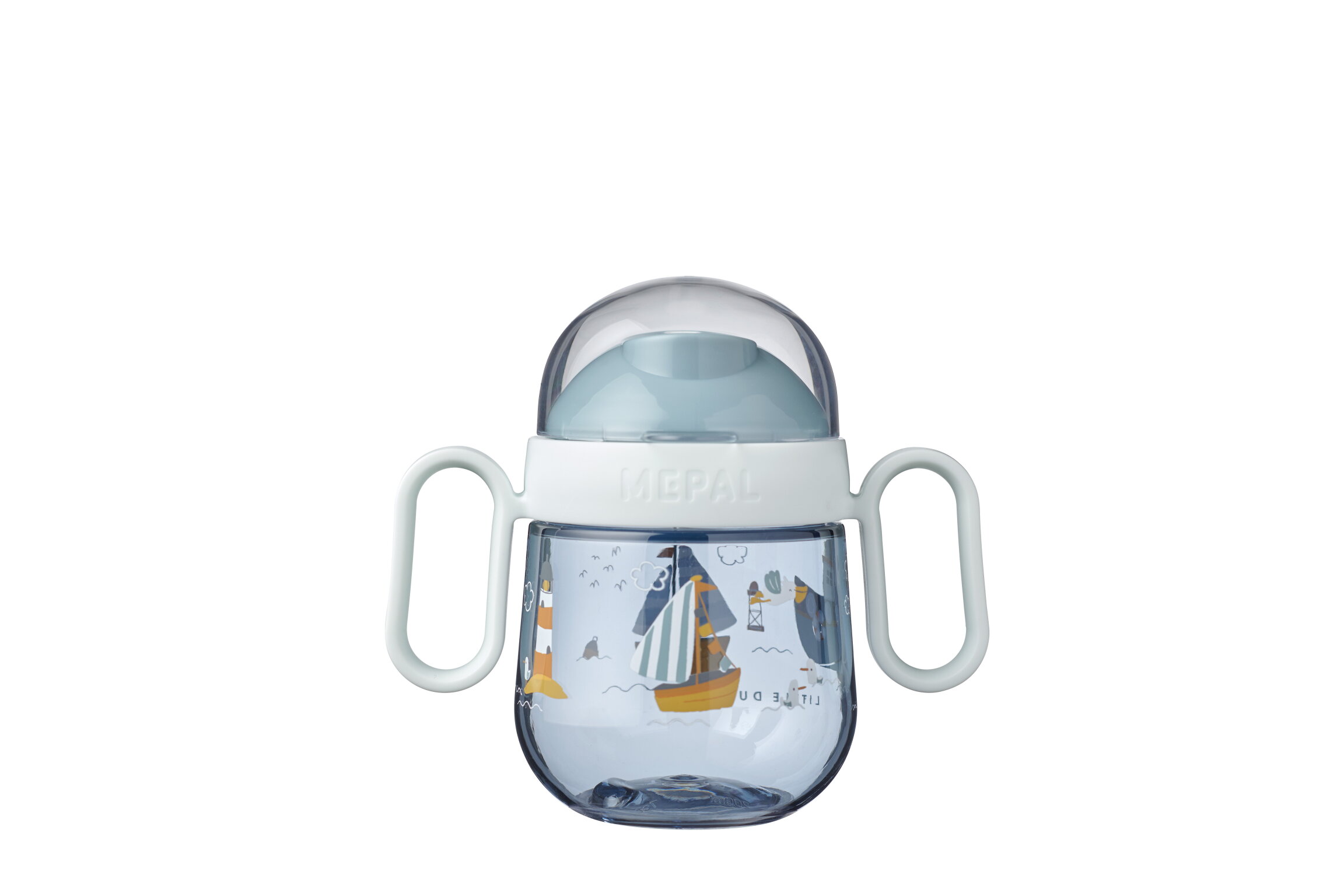 Non-spill sippy cup Mepal Mio 2.0 - sailors bay | Mepal