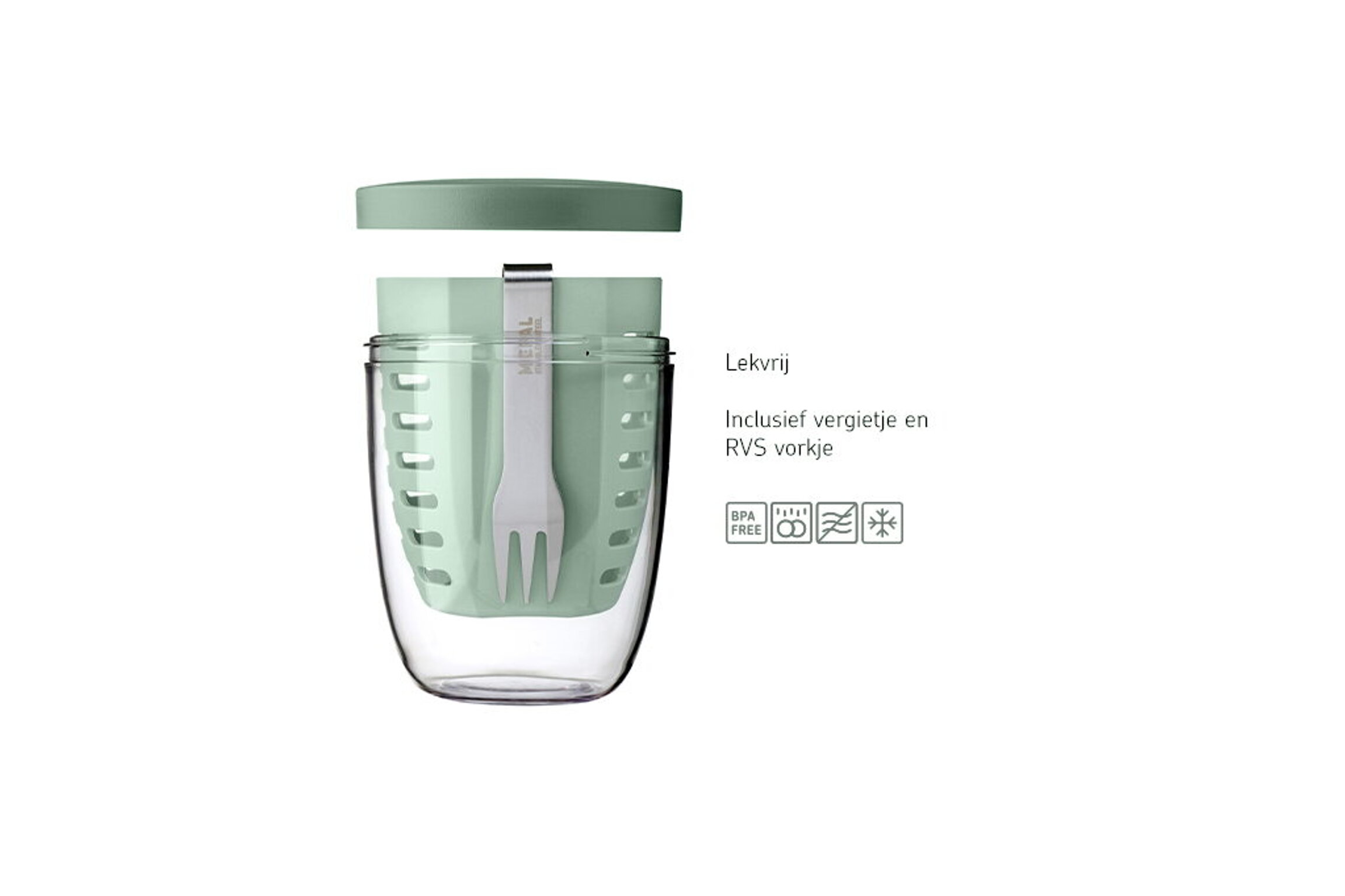 Fruit & veggie pot Ellipse - Vivid blue | Mepal