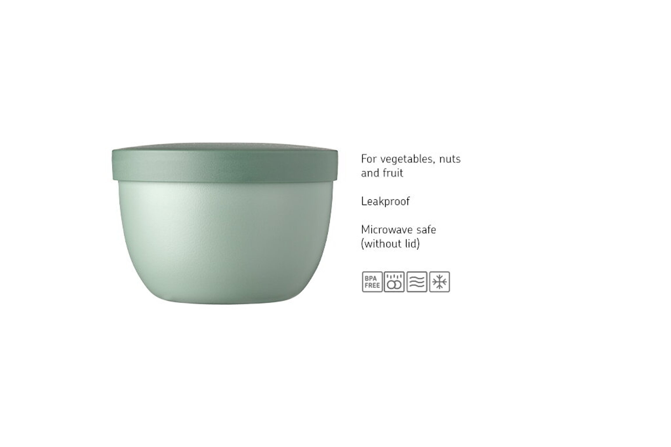 Snack pot Ellipse 350 ml - Nordic sage | Mepal